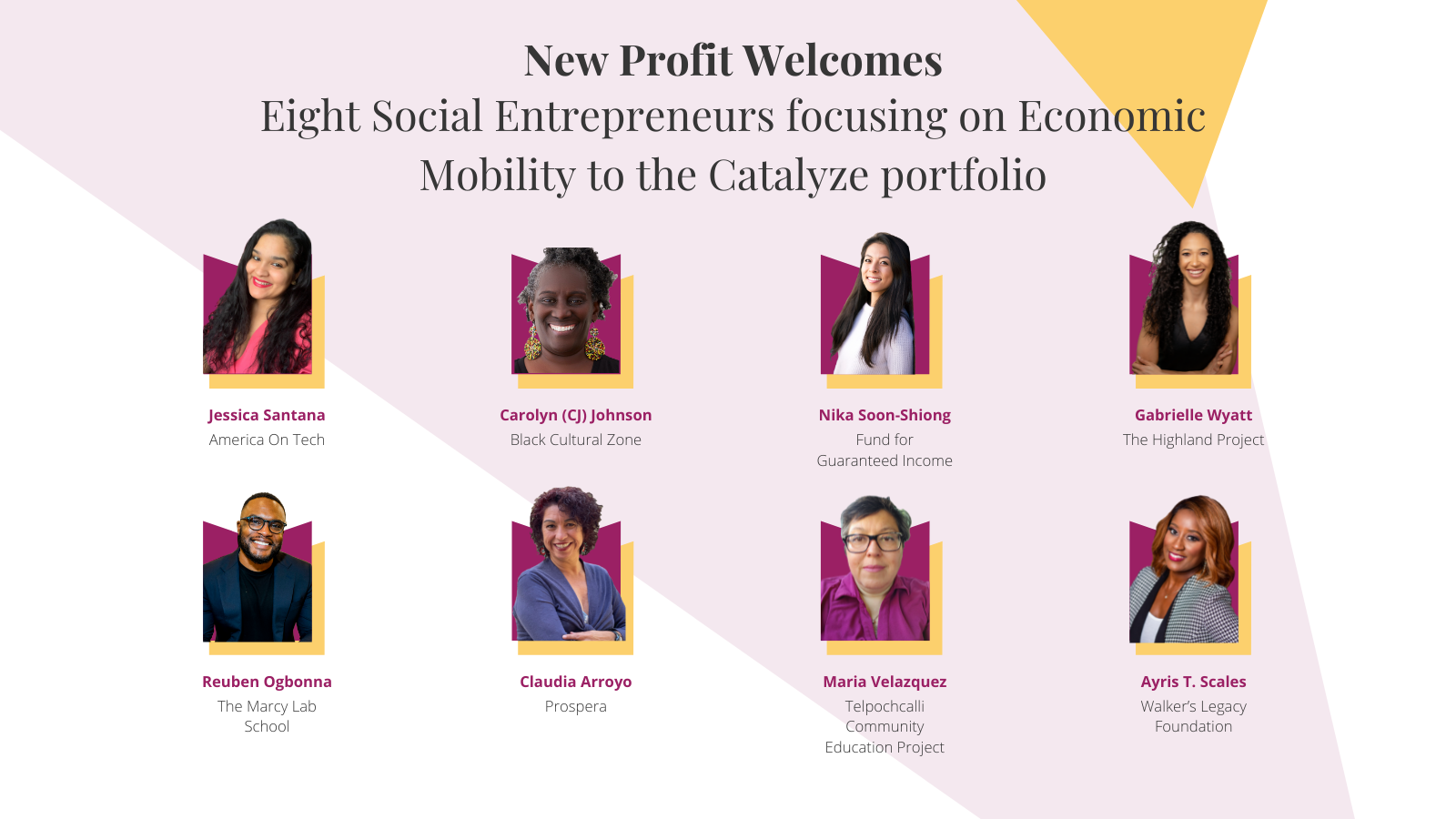 Introducing New Profit’s Second Economic Mobility Cohort - New Profit