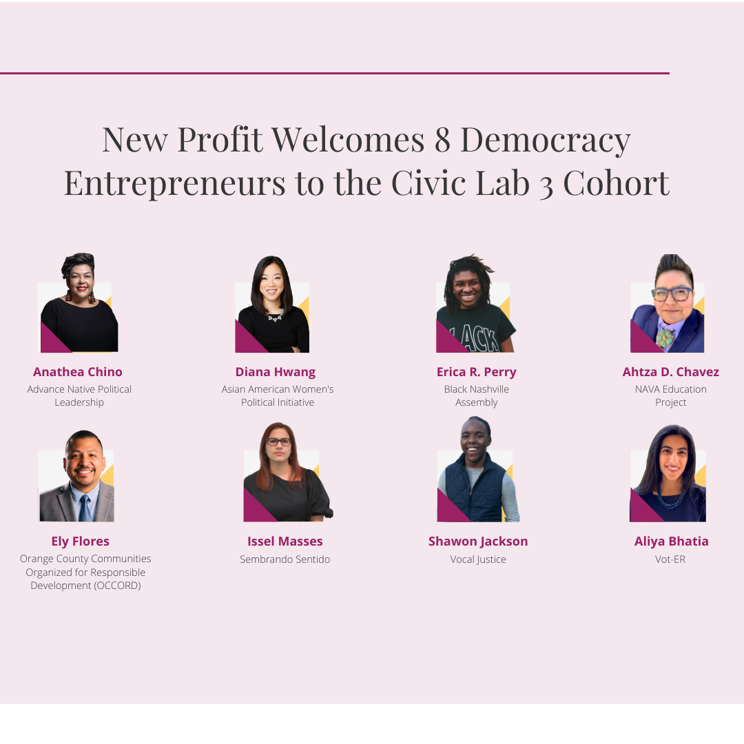 Meet New Profit’s Civic Lab 3 Cohort of Democracy Entrepreneurs - New ...